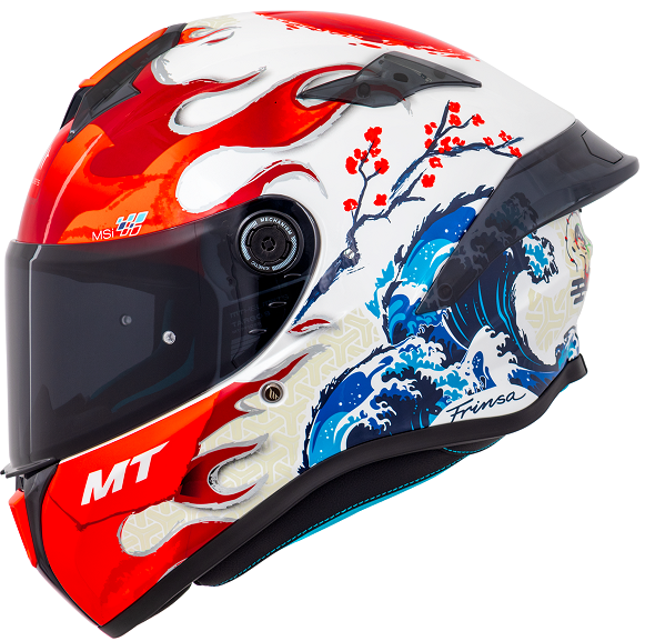 Mt Targo S Yamanaka A5 Parlak Kapalı Kask